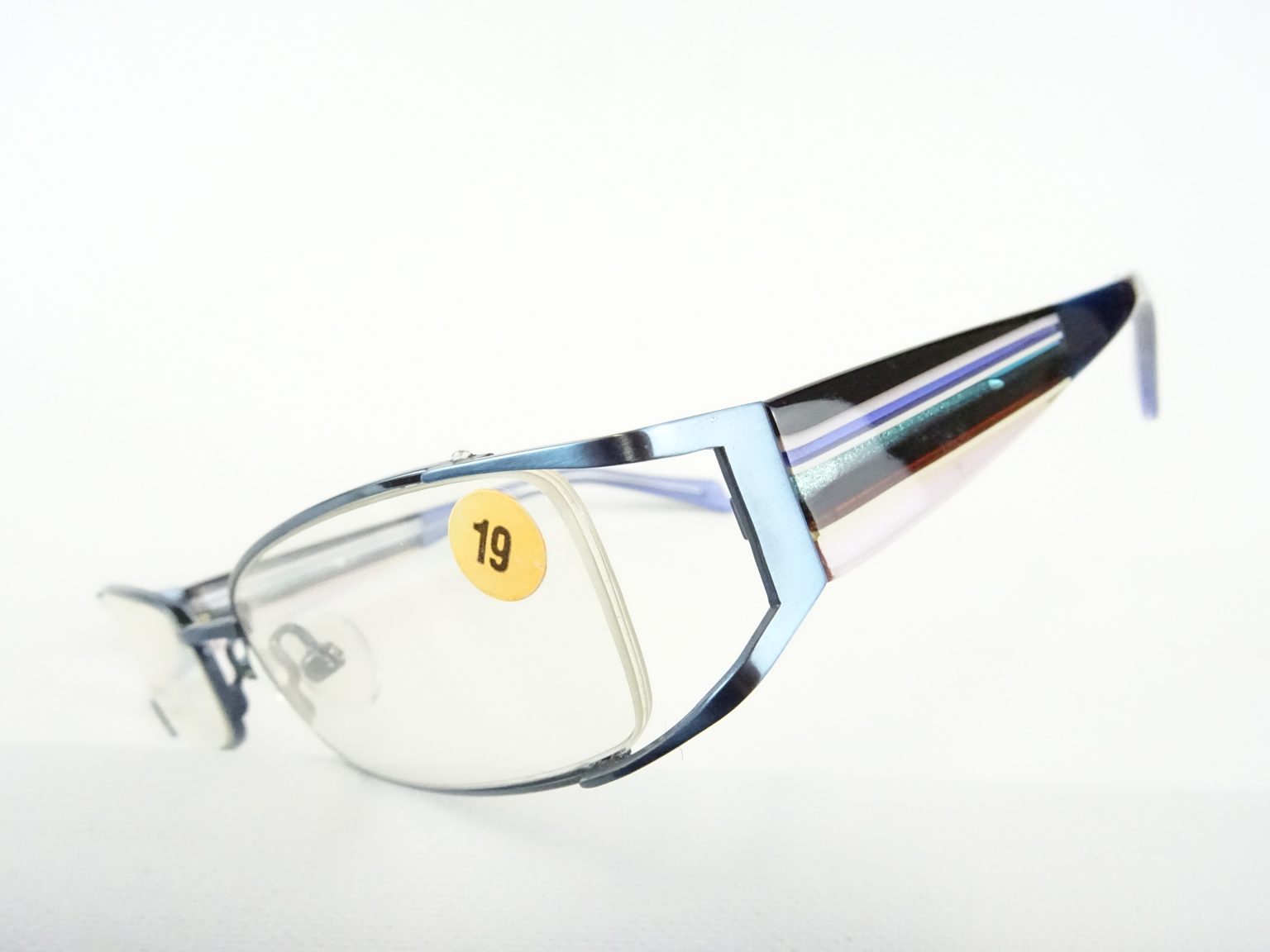 Blaue Brille Brillenfassung Kunststoff/Metall Kombination ...